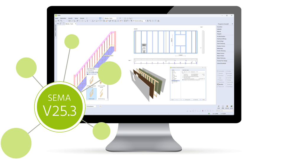 Konstruktionssoftware | 2D/3D CAD/CAM | SEMA