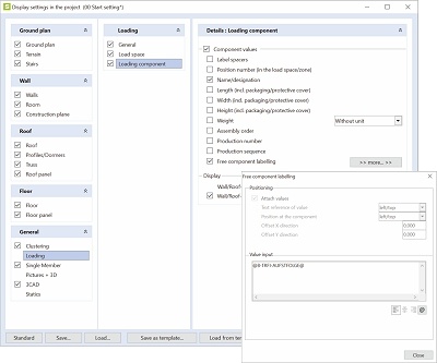 Version 23.3 - Free Component Labelling in Load Planning