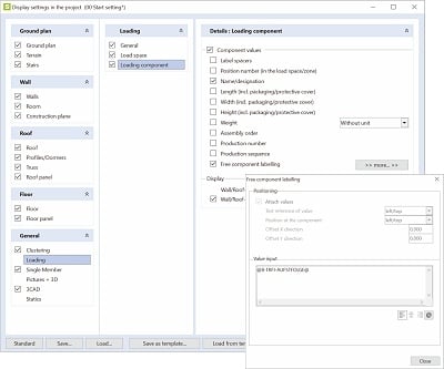Version 23.3 - Free Component Labelling in Load Planning