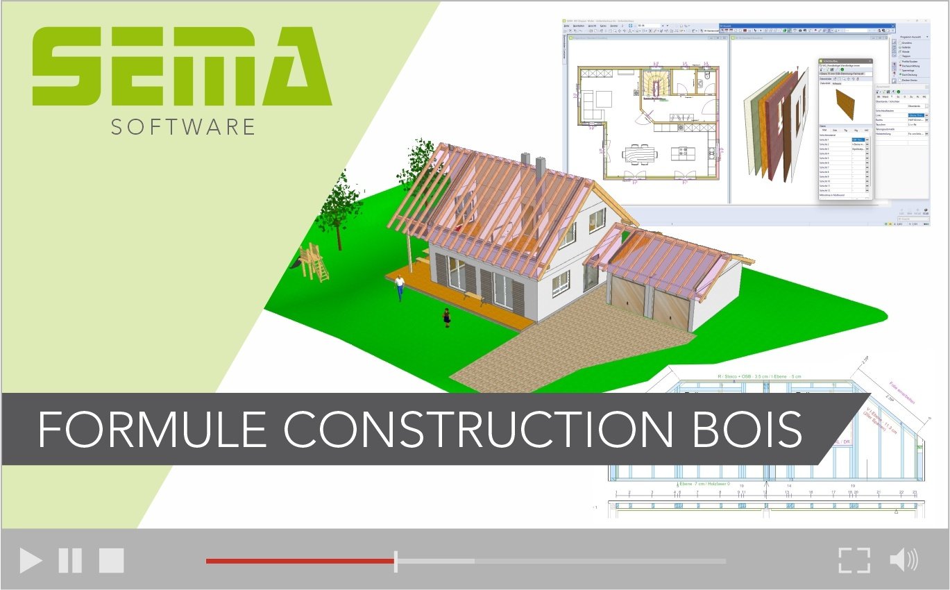Logiciel de conception pour l’ossature bois | CAO 2D & 3D
